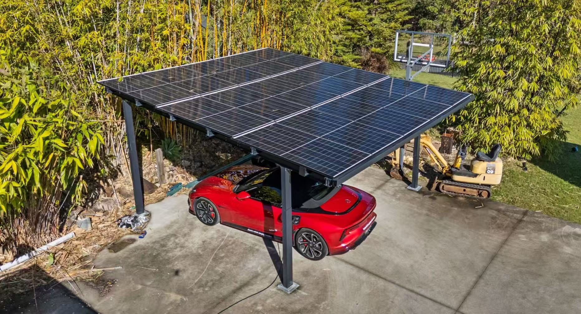Innovative BIPV Carport Solutions from Golden Solar